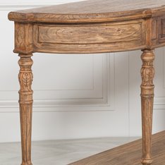 Vintage Cedar Wood Console Table