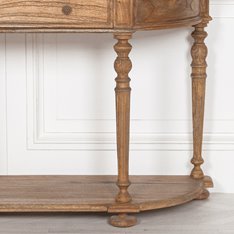 Vintage Cedar Wood Console Table